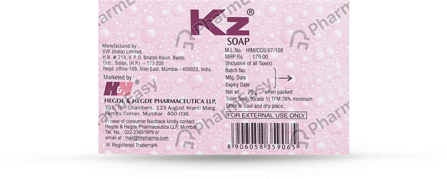 Buy KZ SOAP 75GM Online & Get Upto 60% OFF at PharmEasy