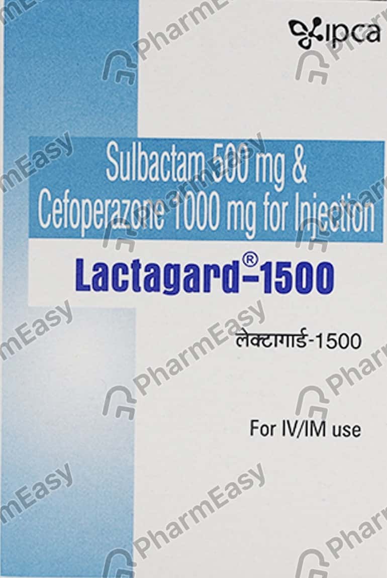 Lactagard 1.5gm Dry Vial Of 1 Powder For Injection: Uses, Side Effects ...