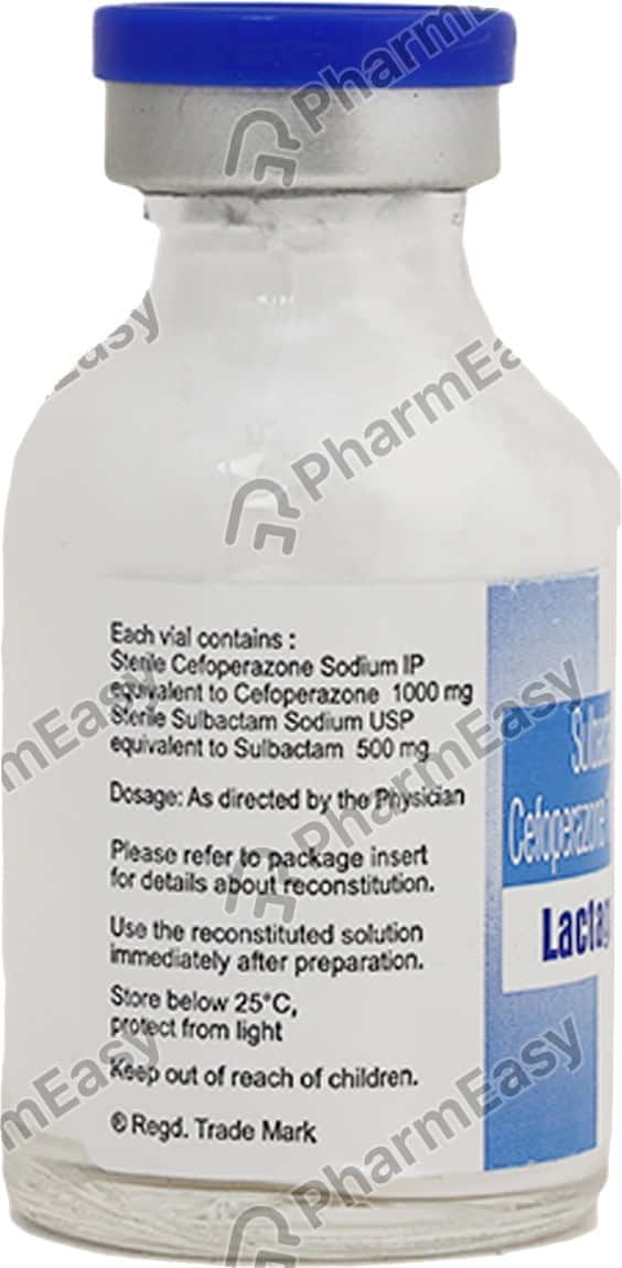 Lactagard 1.5gm Dry Vial Of 1 Powder For Injection: Uses, Side Effects ...