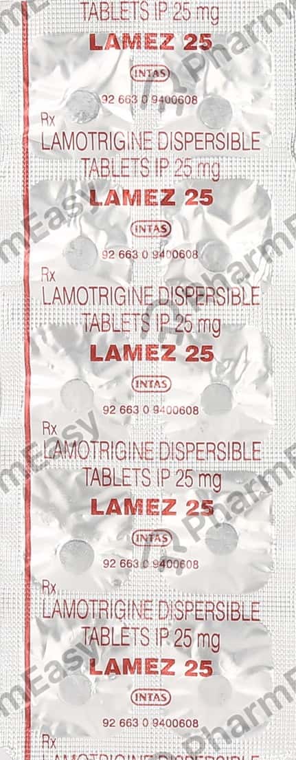 Lamez Dt 25 MG Tablet (10): Uses, Side Effects, Price & Dosage | PharmEasy