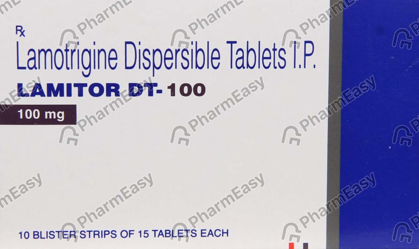 Lamitor Dt 100 MG Tablet (10): Uses, Side Effects, Price & Dosage ...