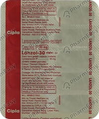 Lanzol 30 Capsule: Uses, Side-effects, Price, Dosage & More Info ...