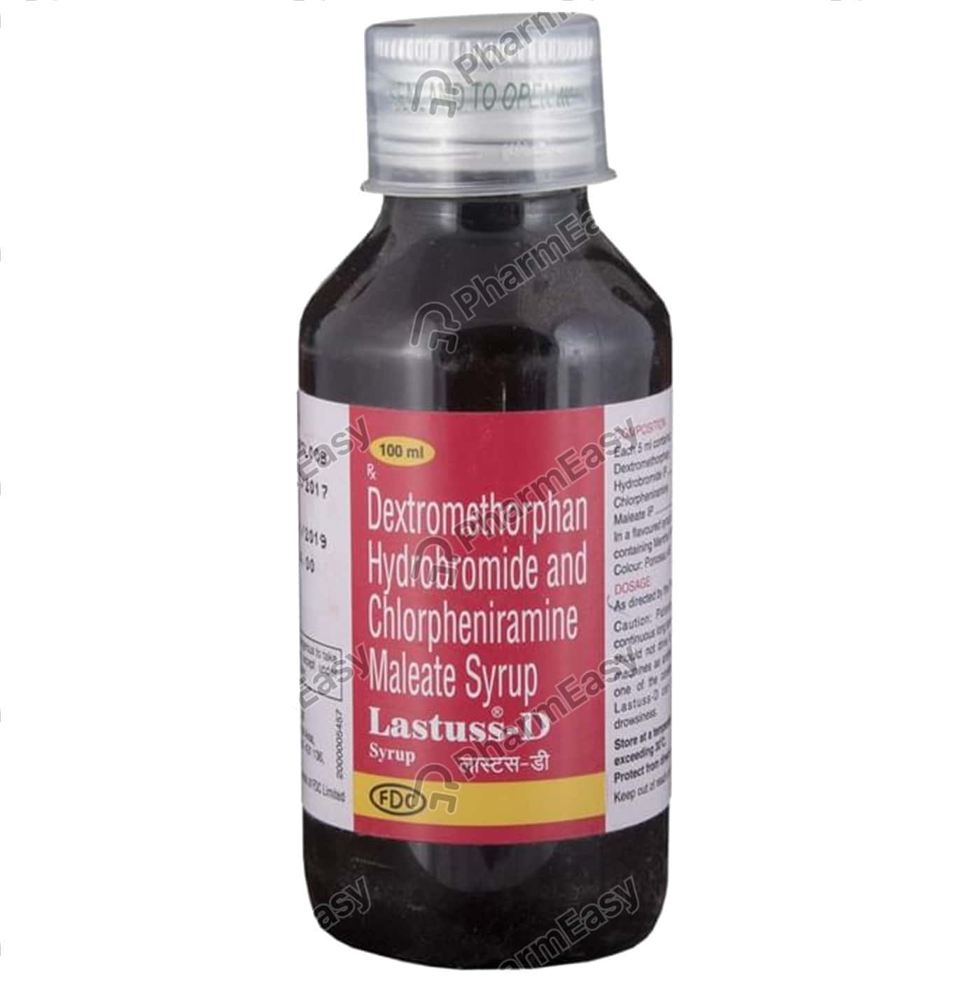 Lastuss D Syrup 100ml: Uses, Side Effects, Price & Dosage | PharmEasy