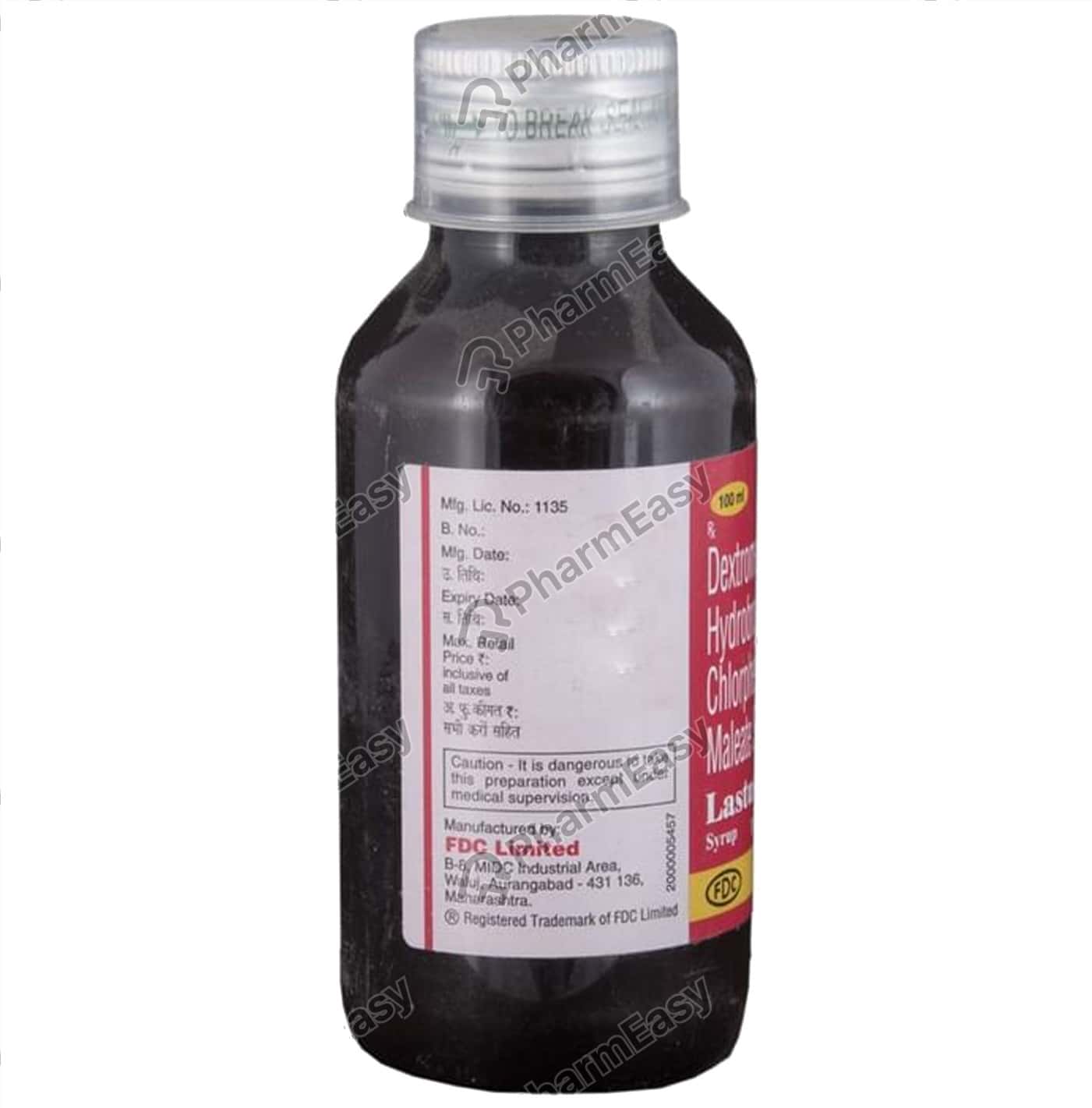 Lastuss D Syrup 100ml: Uses, Side Effects, Price & Dosage | PharmEasy