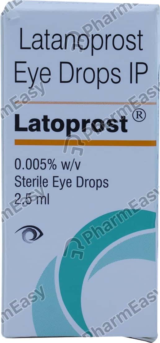 Latoprost 50 MCG Eye Drop (2.5): Uses, Side Effects, Price & Dosage ...