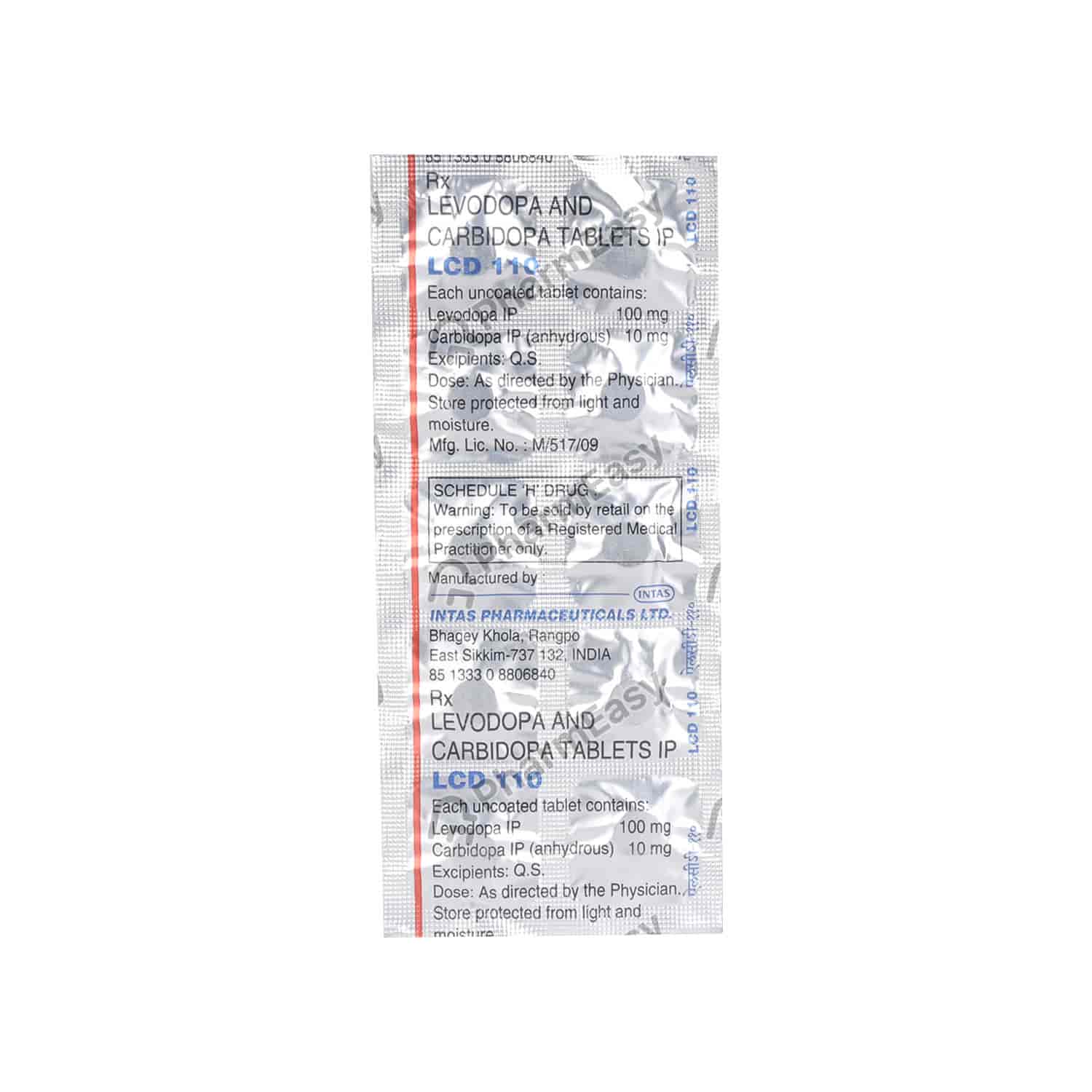 Buy Lcd 110mg Tablet Online at Flat 18% OFF* | PharmEasy