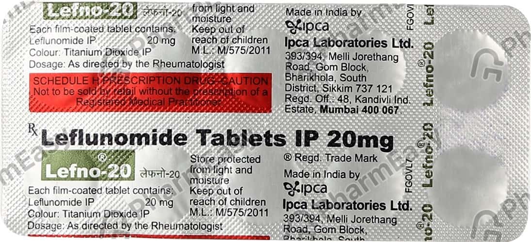 Lefno 20 MG Tablet (10): Uses, Side Effects, Price & Dosage | PharmEasy