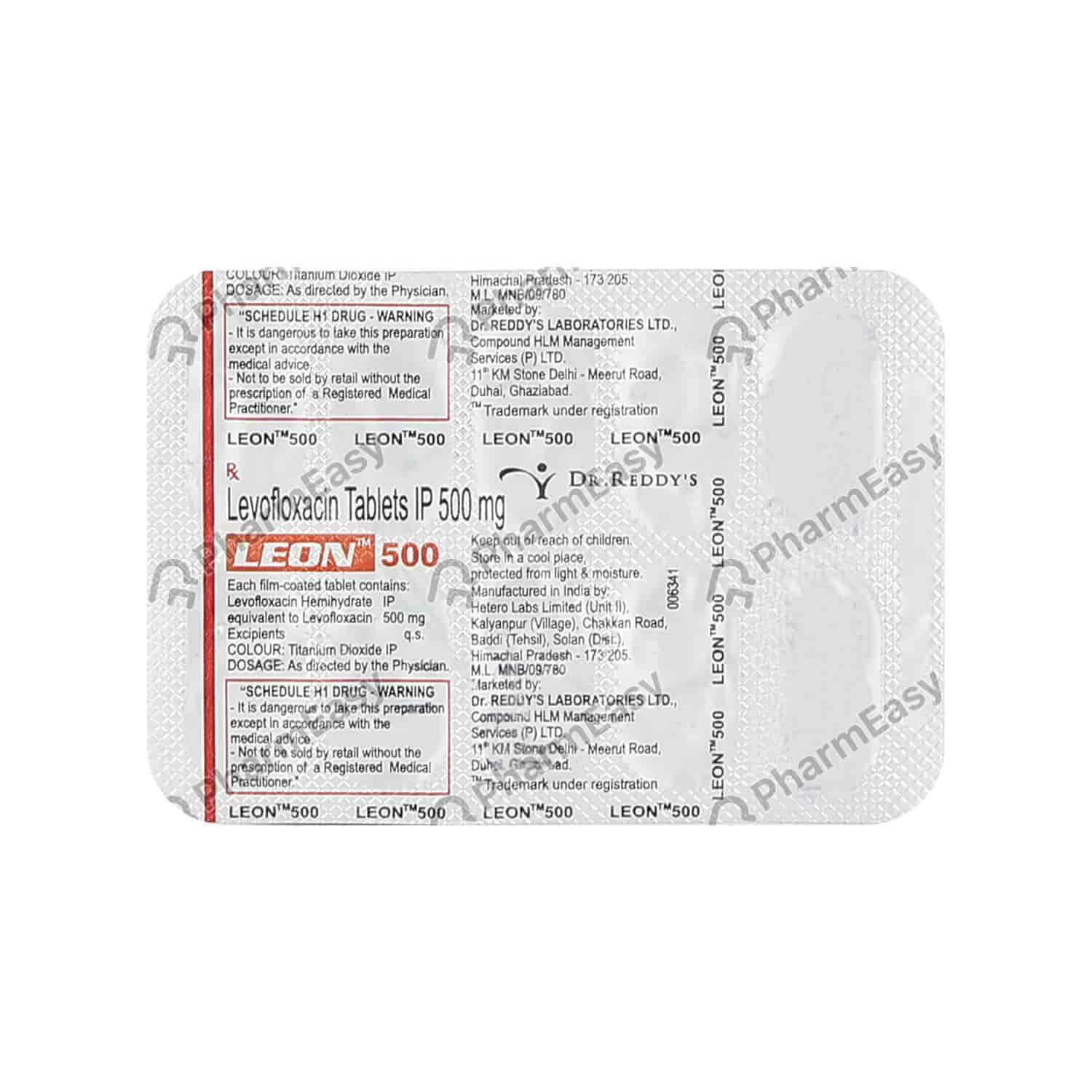 Leon 500mg Tab - Uses, Side Effects, Dosage, Composition & Price ...