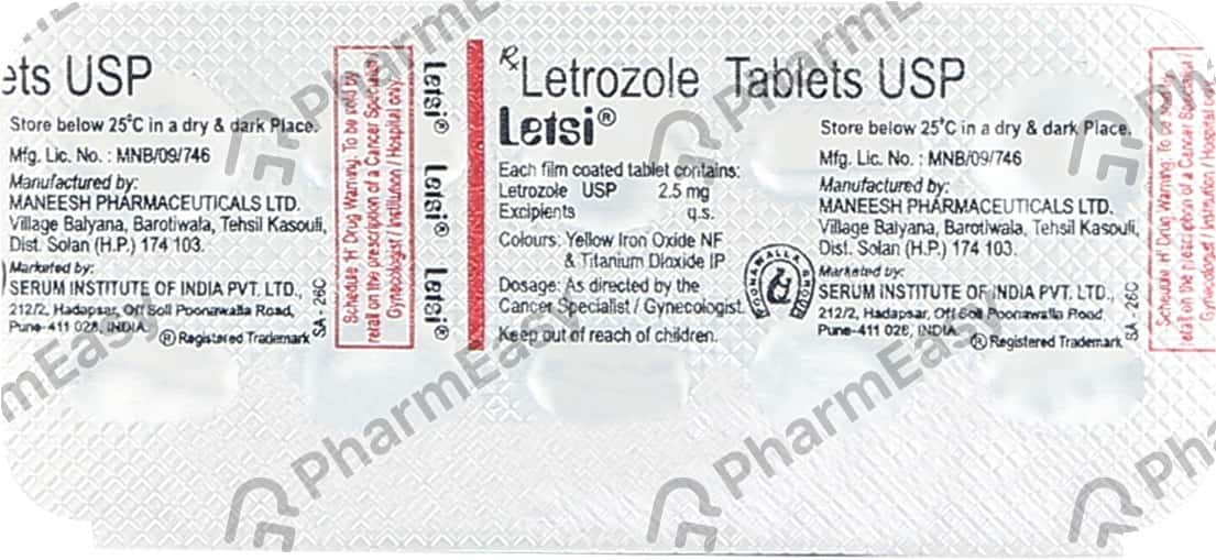 Letsi 2.5 MG Tablet (5): Uses, Side Effects, Price & Dosage | PharmEasy