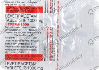 Levera 1 G Tablet (10): Uses, Side Effects, Price, Dosage & Composition ...