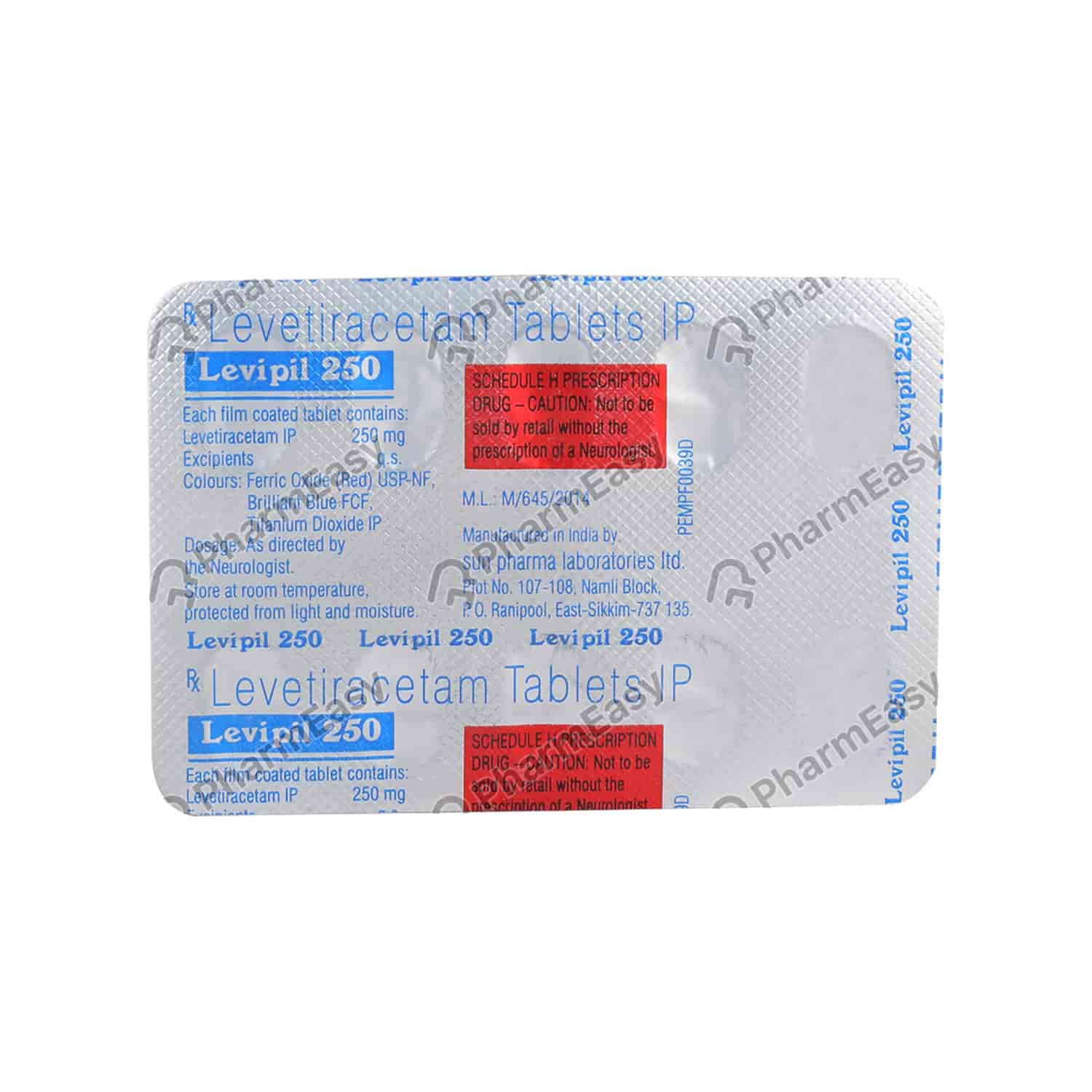 Levipil 250mg Tab - Uses, Side Effects, Dosage, Composition & Price ...