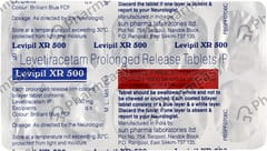 Levipil Xr 500 MG Tablet (10): Uses, Side Effects, Price & Dosage ...