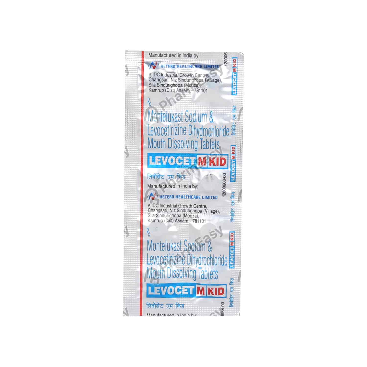 Levocet M Kid Tab - Uses, Side Effects, Dosage, Composition & Price ...