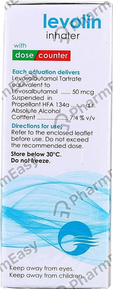 Levolin 50 MCG Metered-Dose Inhaler (200): Uses, Side Effects, Price ...