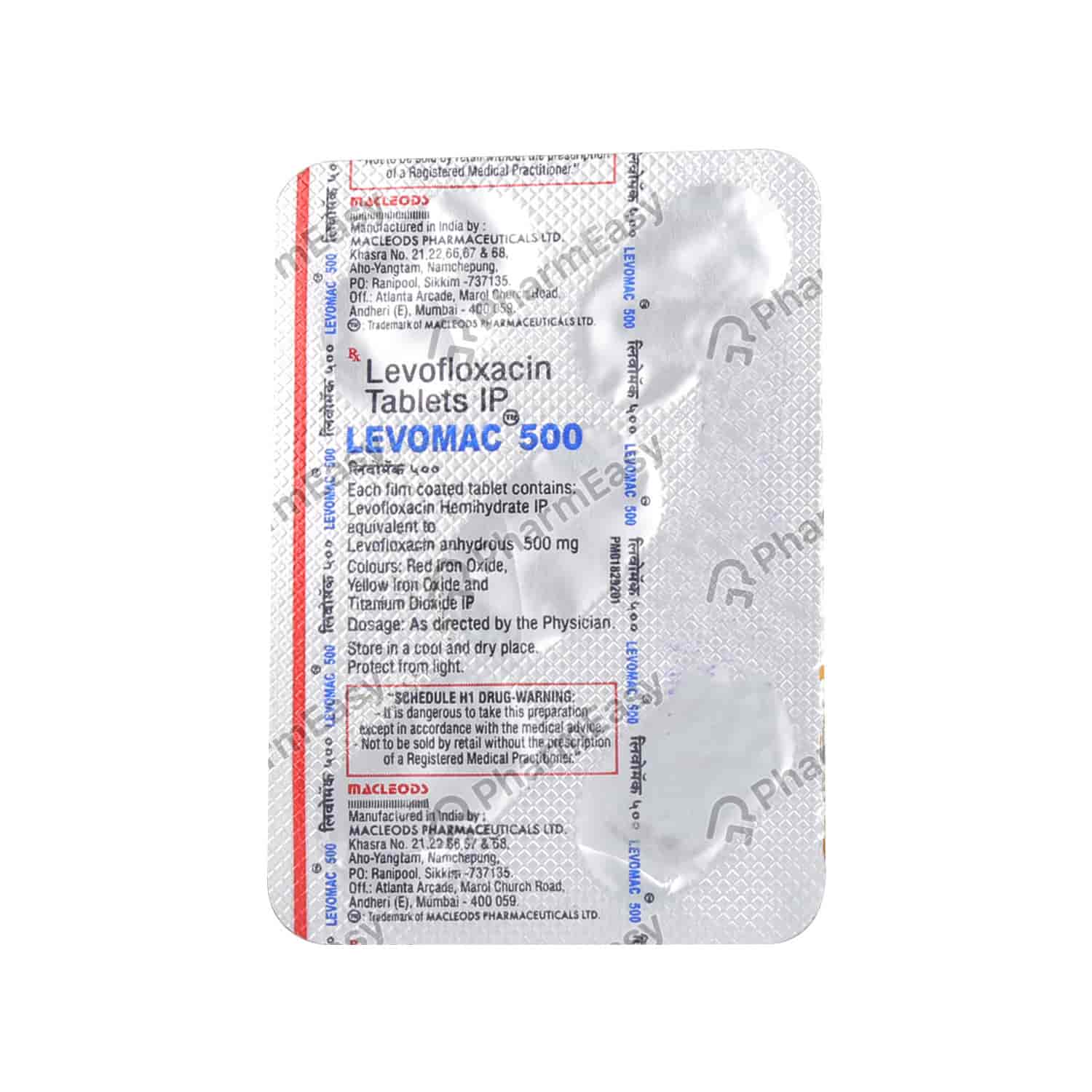 Levomac 500mg Tab - Uses, Side Effects, Dosage, Composition & Price ...