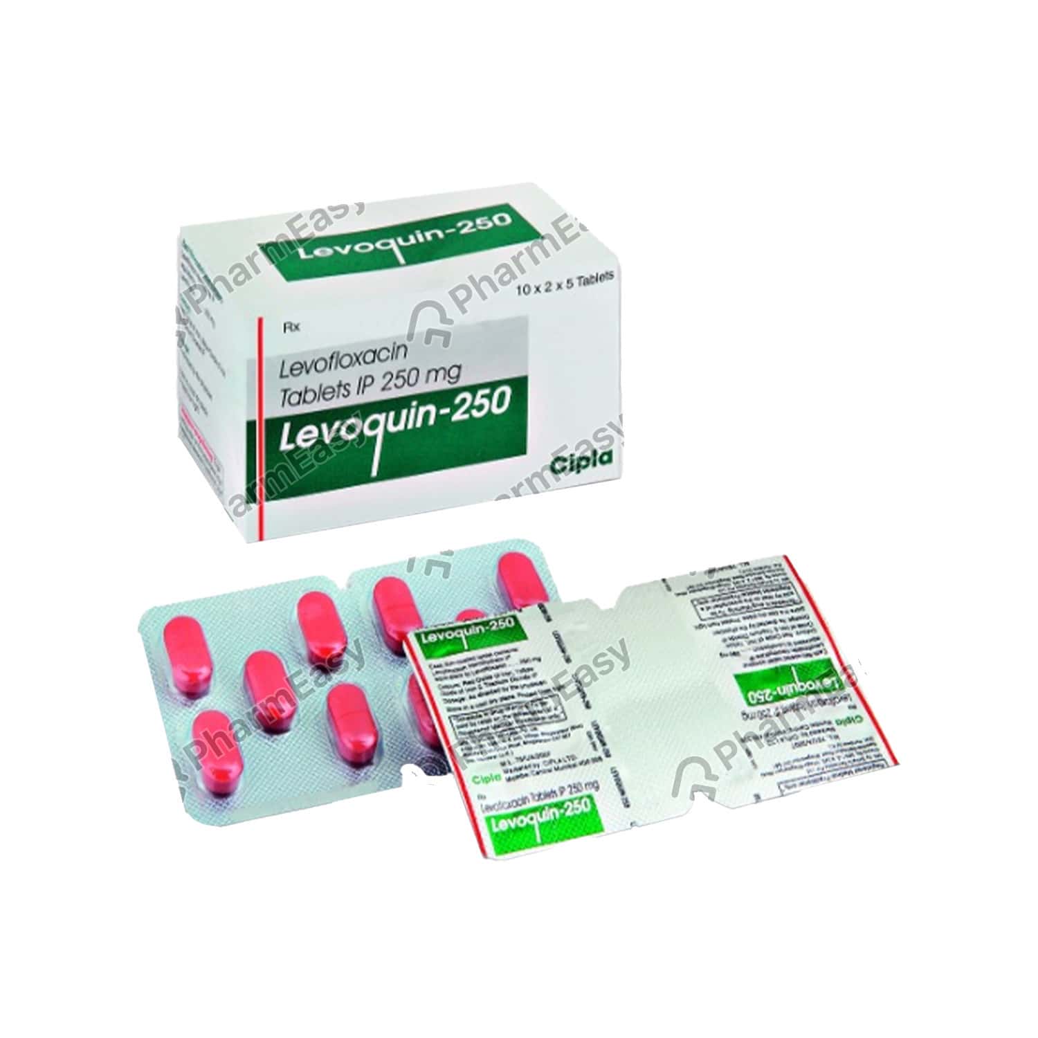 Levoquin 250 MG Tablet (5) - Uses, Side Effects, Dosage, Composition ...