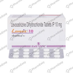 Levosiz 10 MG Tablet (10): Uses, Side Effects, Price & Dosage | PharmEasy