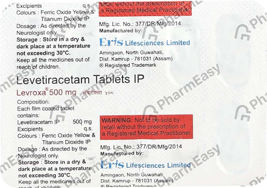 Levroxa 500 MG Tablet (10): Uses, Side Effects, Price & Dosage | PharmEasy