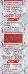 Bacloren 10 MG Tablet (10): Uses, Side Effects, Price & Dosage | PharmEasy
