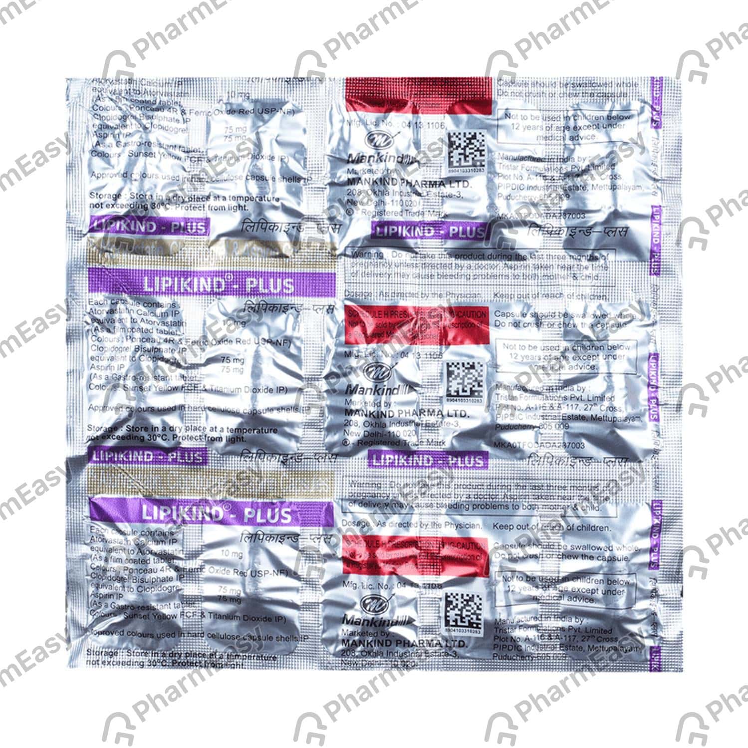 Lipikind Plus Strip Of 10 Capsules: Uses, Side Effects, Price & Dosage ...