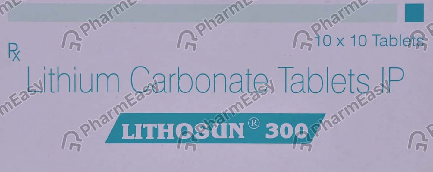 Lithosun 300 MG Tablet (10): Uses, Side Effects, Price & Dosage | PharmEasy