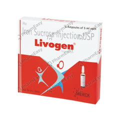 Buy Livogen 20 MG Injection (5) Online at Flat 18% OFF* | PharmEasy
