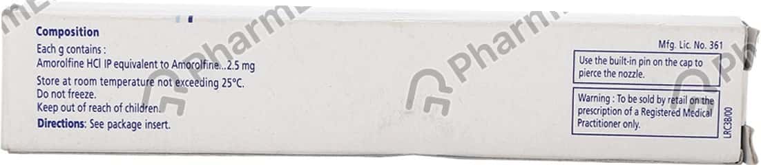 Loceryl 0.25 % Cream (10): Uses, Side Effects, Price & Dosage | PharmEasy