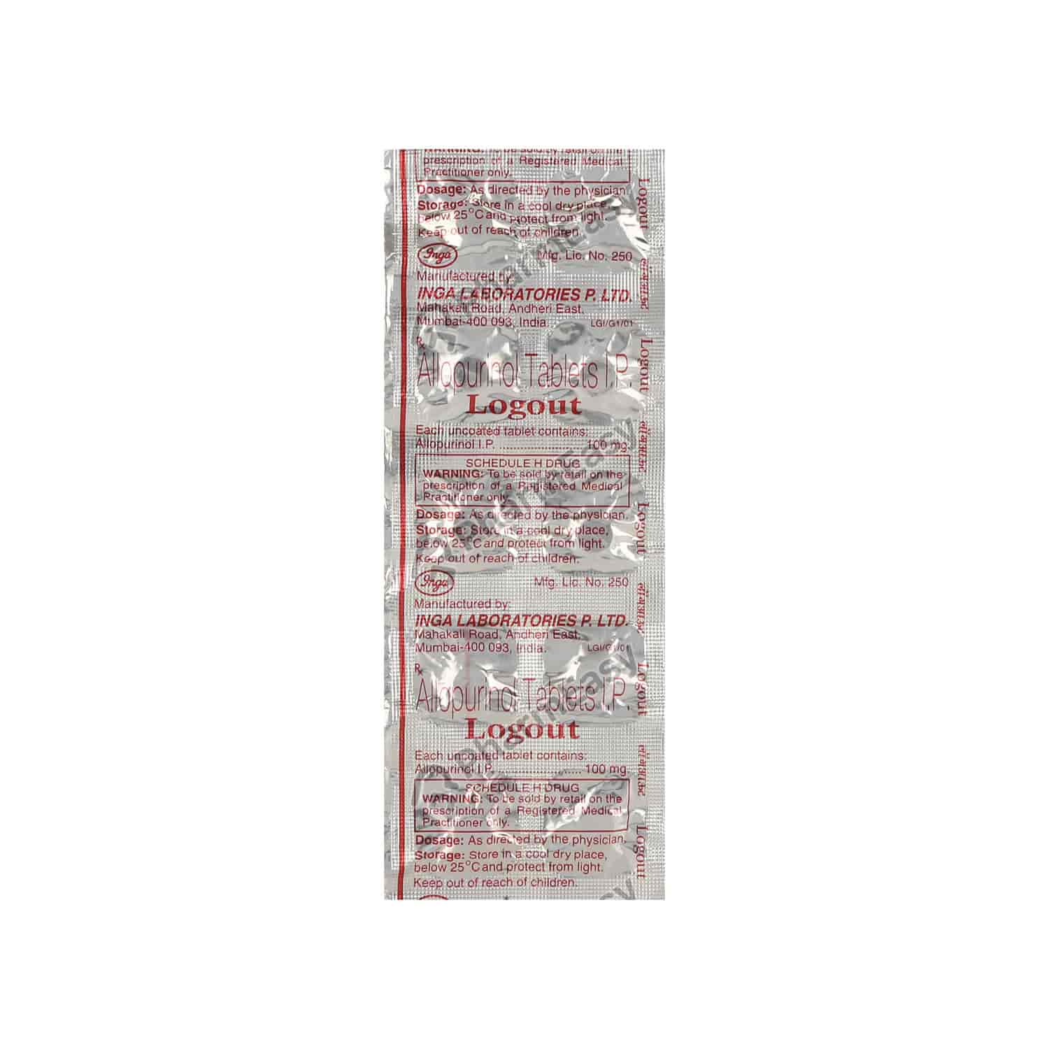 Logout 100mg Tab - Uses, Side Effects, Dosage, Composition & Price ...