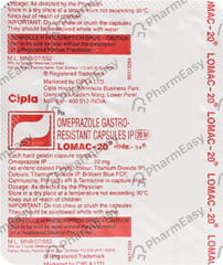 Lomac 20 MG Capsule (15): Uses, Side Effects, Price & Dosage | PharmEasy
