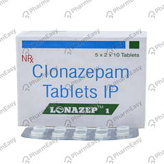 Lonazep 1 MG Tablet (10): Uses, Side Effects, Price & Dosage | PharmEasy
