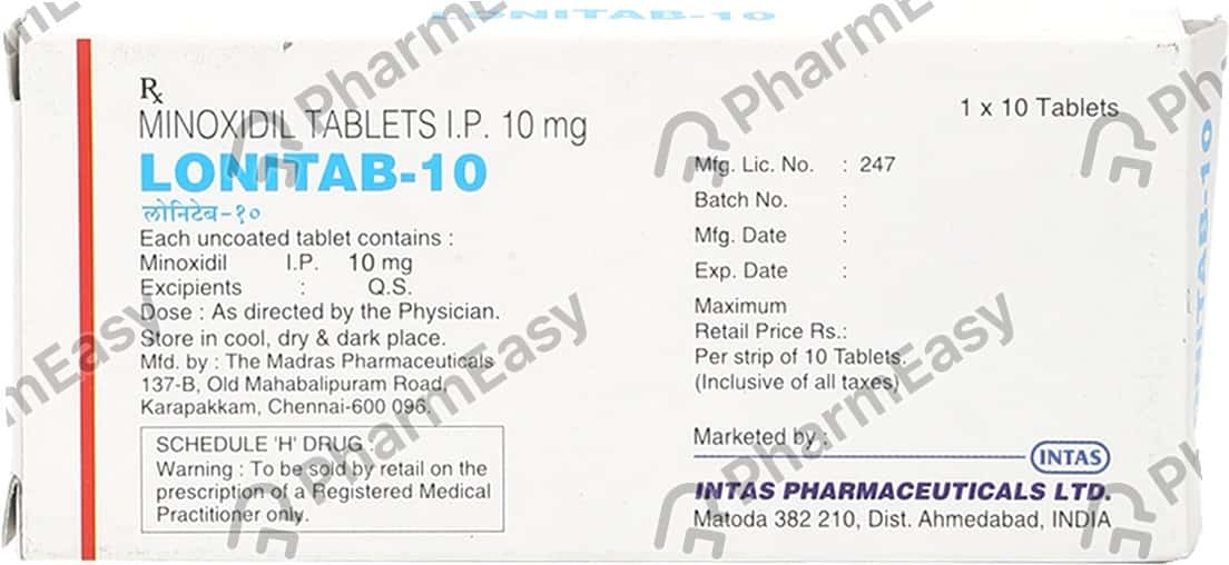 Buy Lonitab 10 MG Tablet (10) Online at Flat 15% OFF | PharmEasy