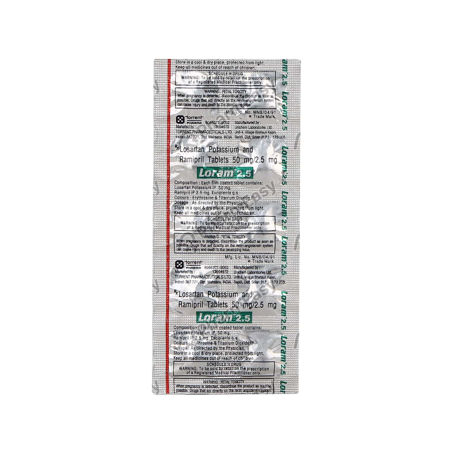 Buy Loram 2.5mg Tablet Online at Flat 18% OFF* | PharmEasy