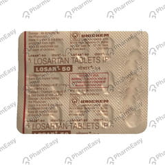 Losar 50 MG Tablet (10): Uses, Side Effects, Price & Dosage | PharmEasy