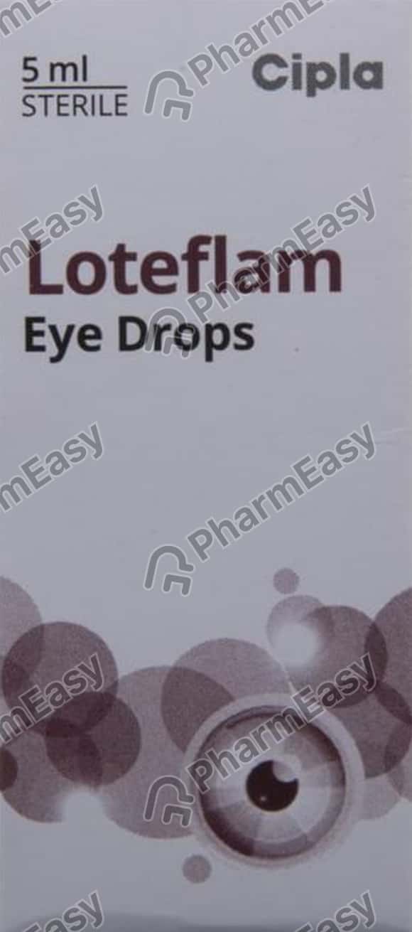 Loteflam 0.5 % Eye Drop (5): Uses, Side Effects, Price & Dosage | PharmEasy