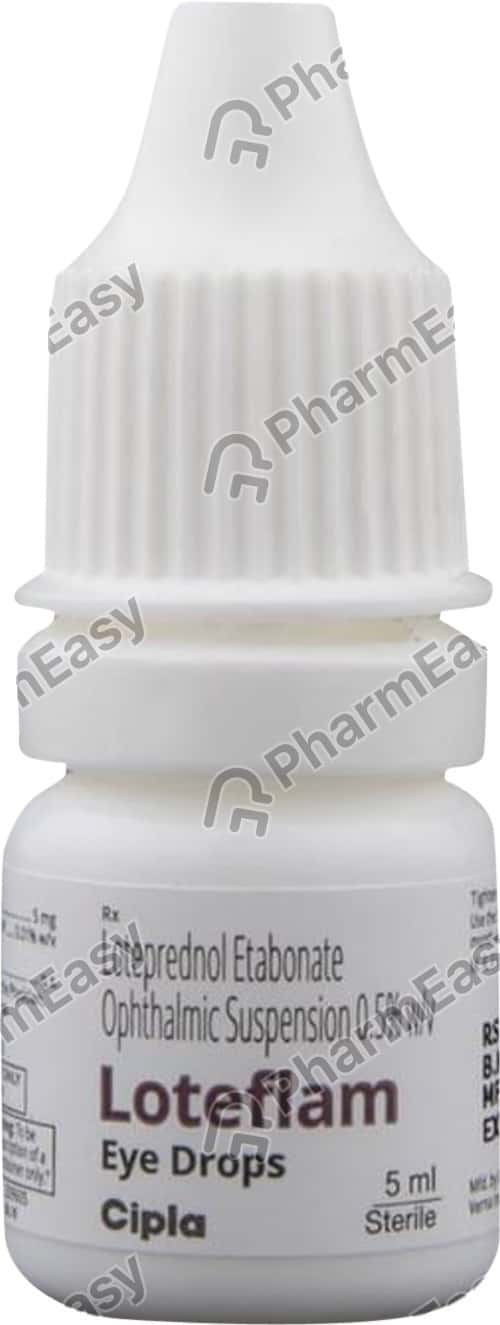 Loteflam 0.5 % Eye Drop (5): Uses, Side Effects, Price & Dosage | PharmEasy