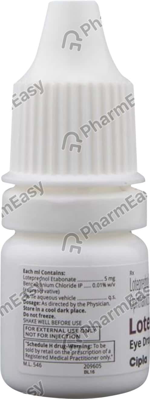 Loteflam 0.5 % Eye Drop (5): Uses, Side Effects, Price & Dosage | PharmEasy