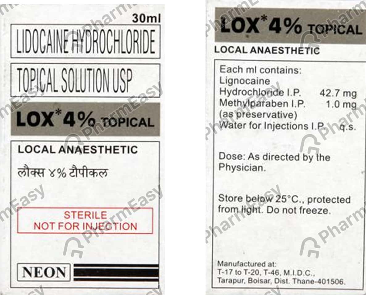 Buy Lox 4 % Skin Solution (30) Online at Flat 15% OFF | PharmEasy