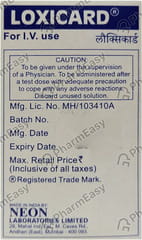 Loxicard Injection: Uses, Side-effects, Price, Dosage & More Info ...