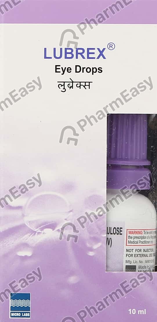 Lubrex Bottle Eye Drops: Uses, Side-effects, Price, Dosage & More Info ...