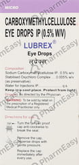 Lubrex Bottle Eye Drops: Uses, Side-effects, Price, Dosage & More Info ...