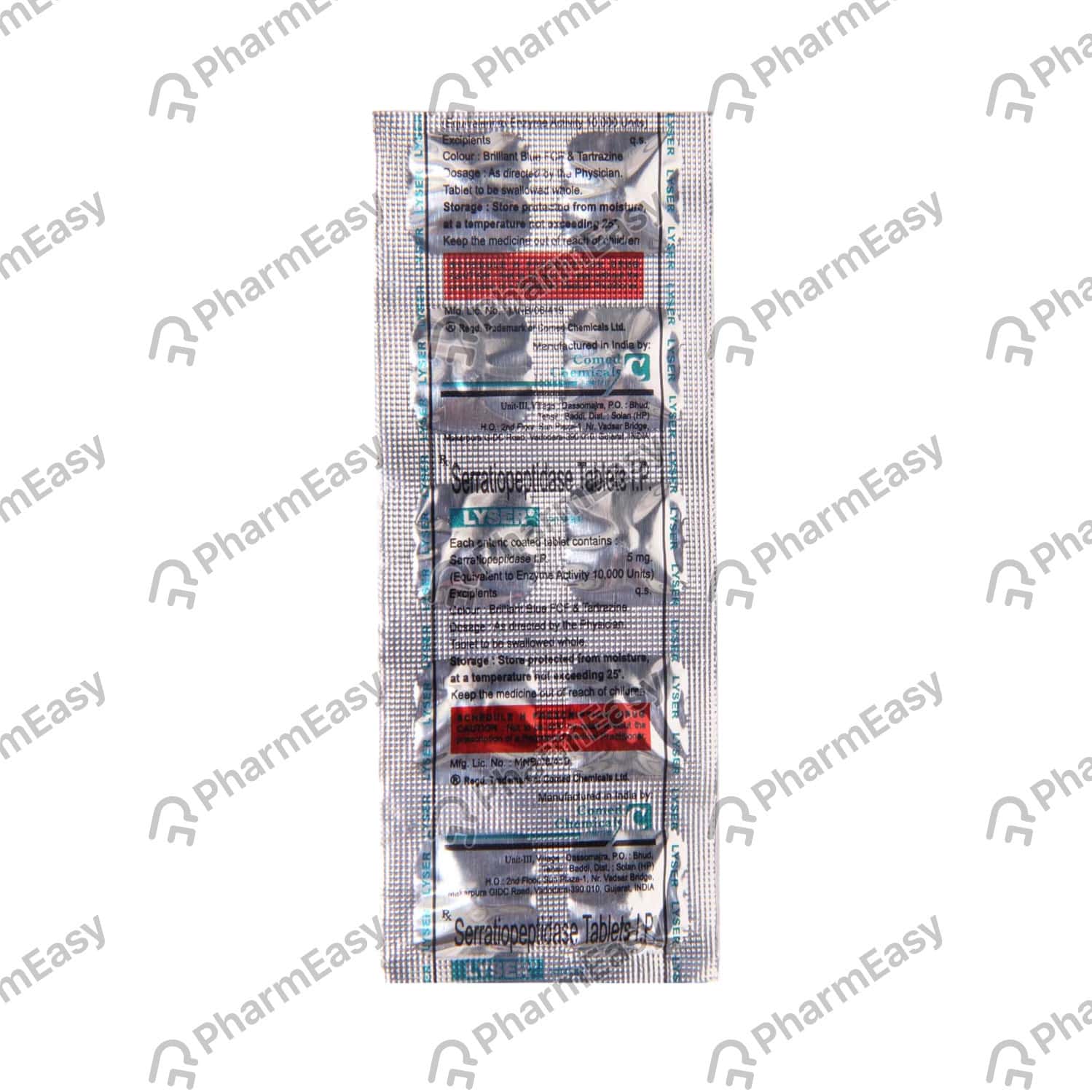 Lyser 5 MG Tablet (10): Uses, Side Effects, Price & Dosage | PharmEasy