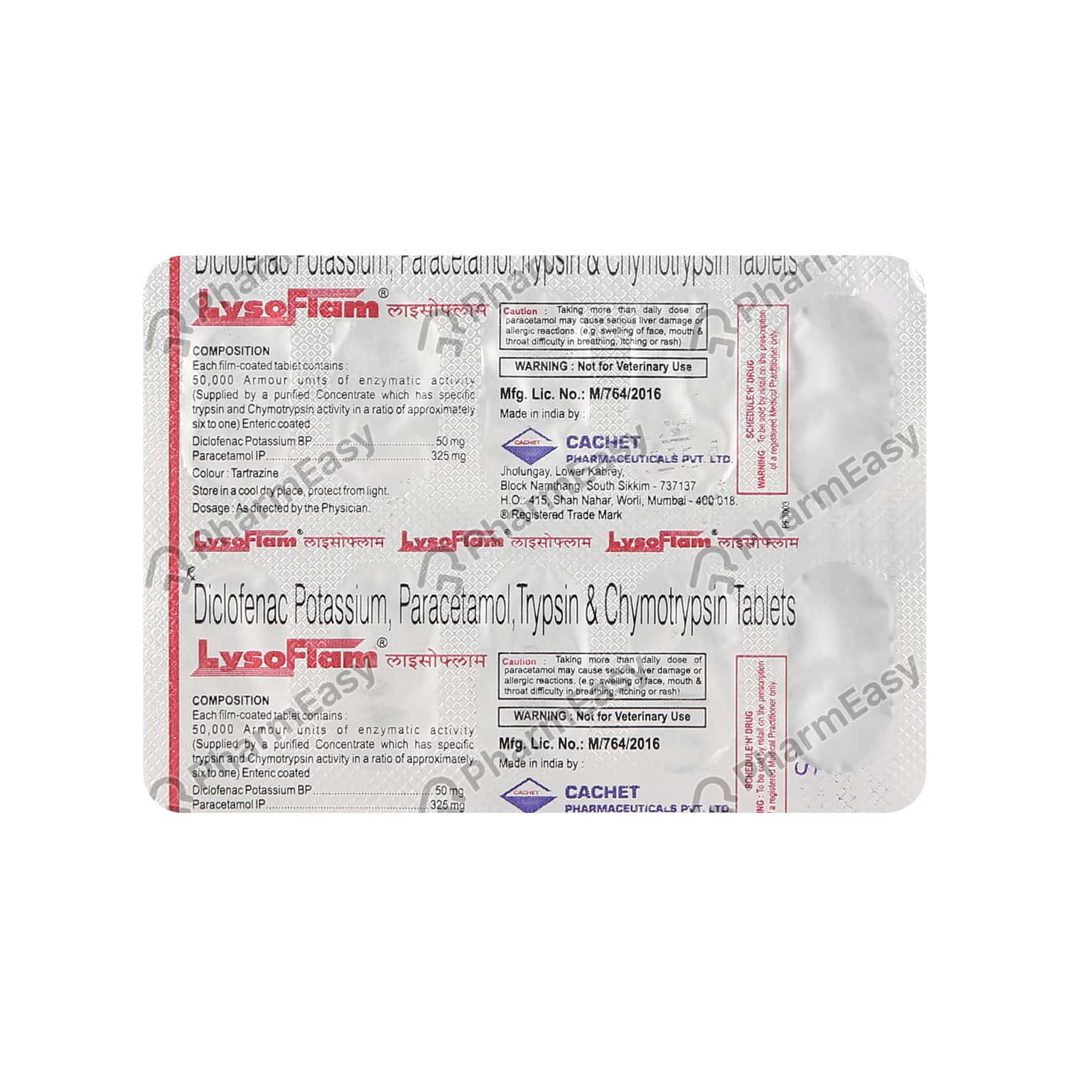 Buy Lysoflam Tablet Online at Flat 18% OFF* | PharmEasy