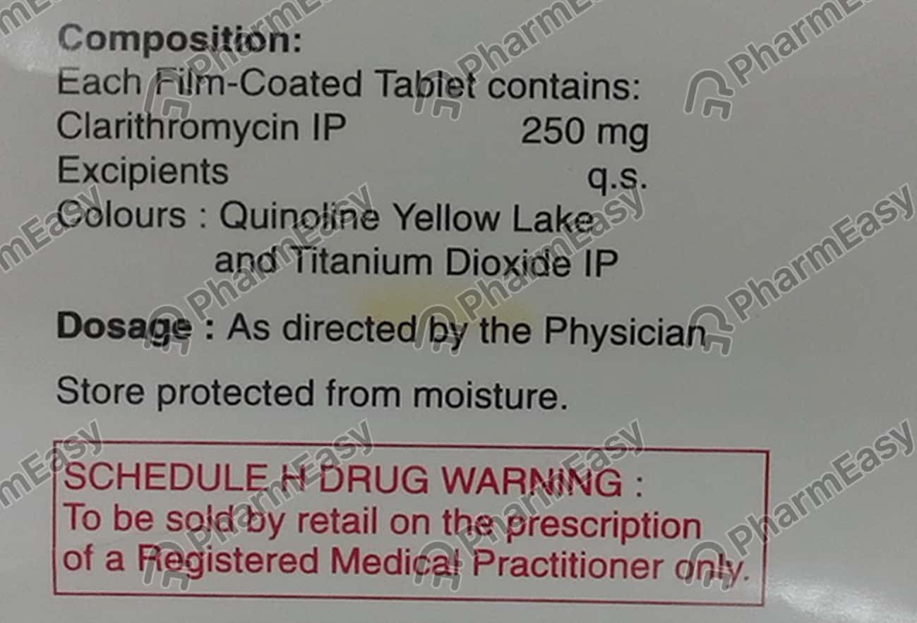 Maclar 250 MG Tablet (4): Uses, Side Effects, Price & Dosage | PharmEasy