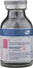 Magnex 1gm Dry Vial Of 1 Powder For Injection: Uses, Side Effects ...