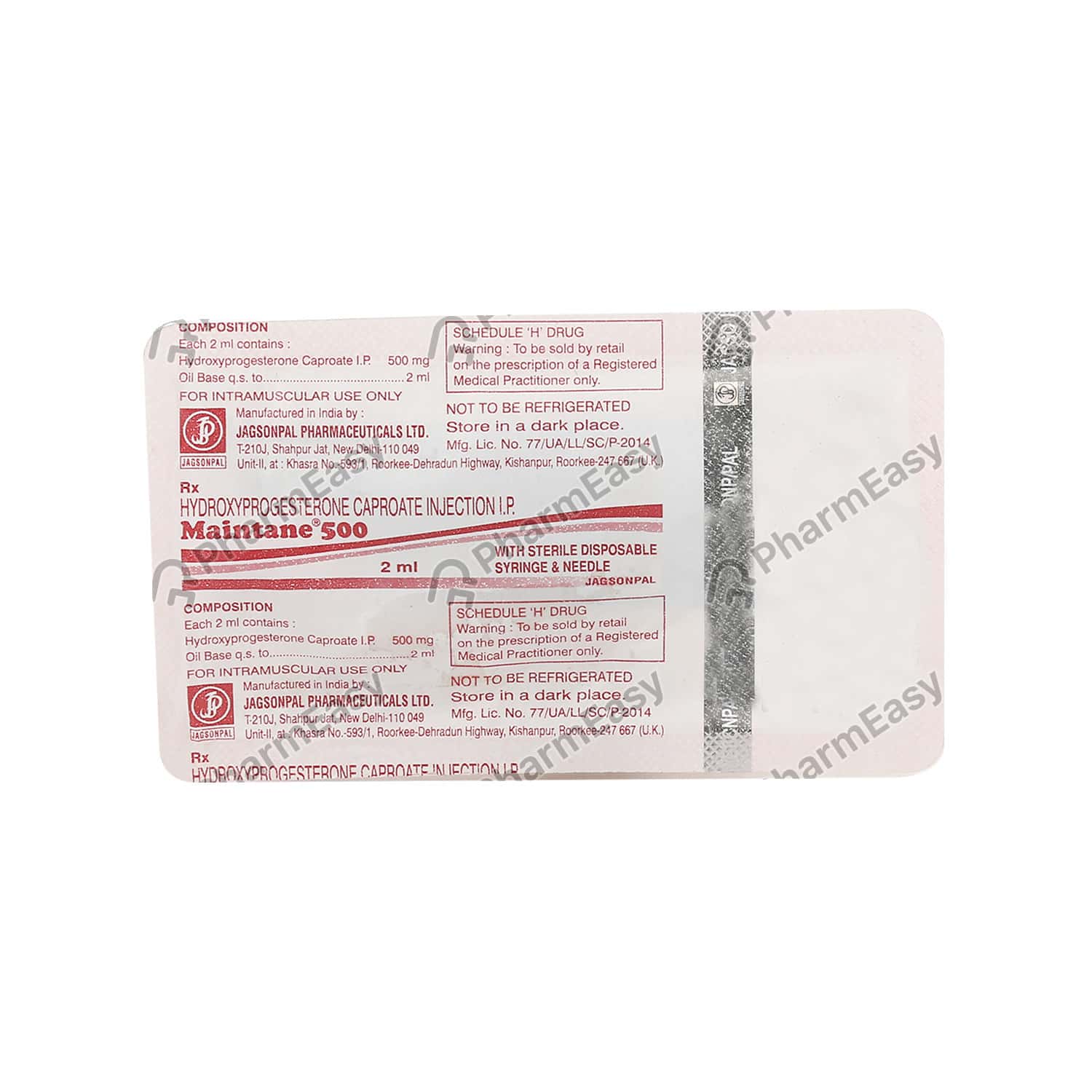 Buy Maintane 500 MG Injection (2) Online at Flat 18% OFF* | PharmEasy