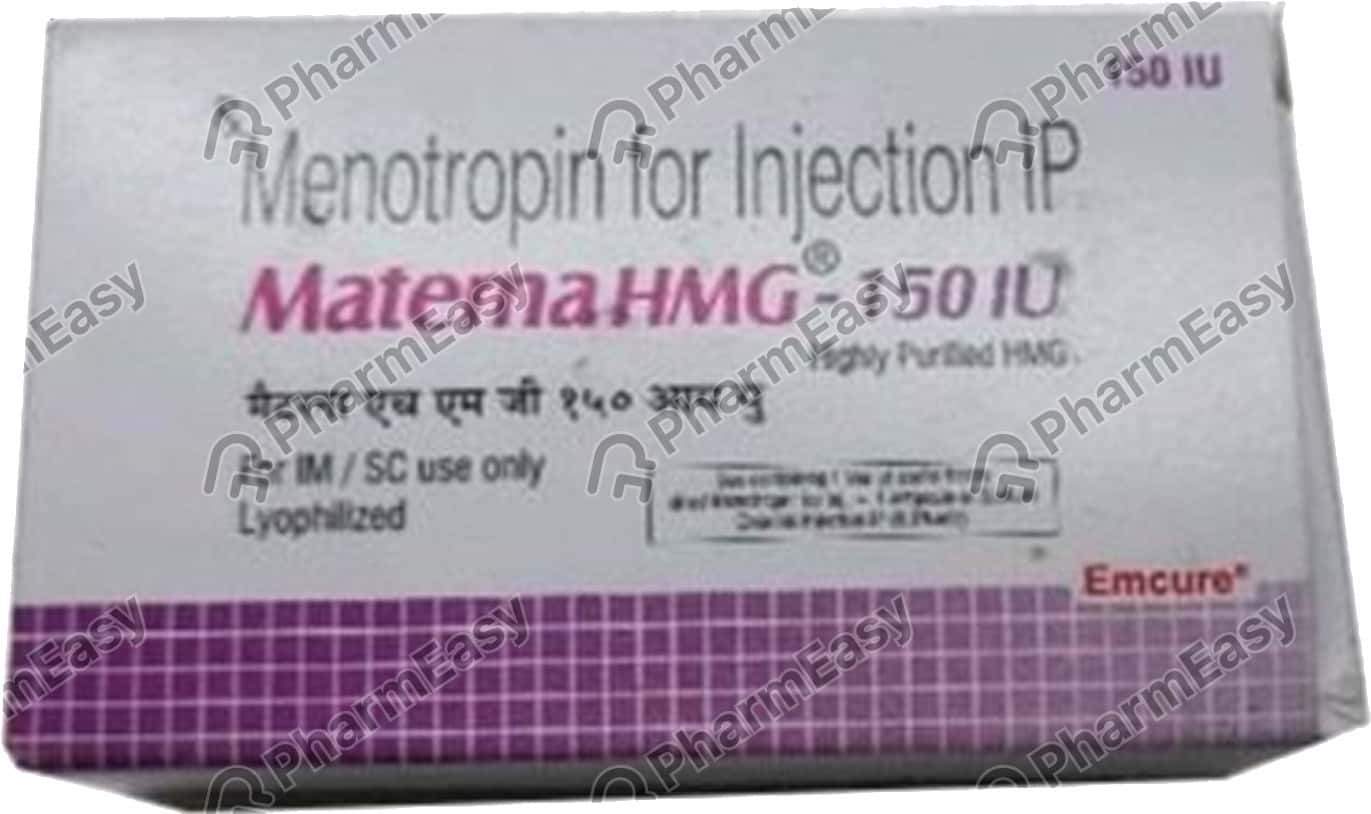 Buy Materna Hmg 150 IU Powder For Injection (1) Online at Flat 15% OFF ...