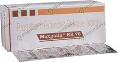 Maxgalin Er 75 MG Tablet (10): Uses, Side Effects, Price & Dosage ...