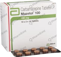 Mazetol 100 MG Tablet (10): Uses, Side Effects, Price & Dosage | PharmEasy