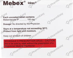 Mebex Tablet: Uses, Side-effects, Price, Dosage & More Info - PharmEasy