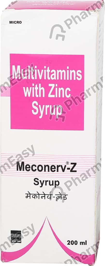 Buy Meconerv Z Bottle Of 200ml Syrup Online at Flat 15% OFF | PharmEasy